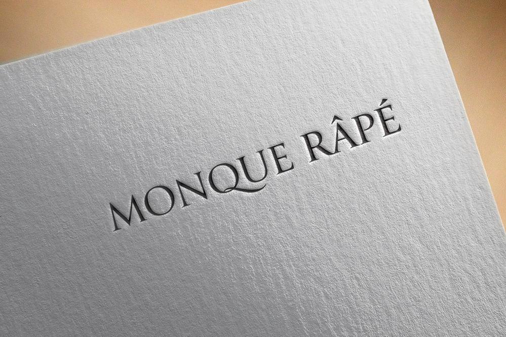 koheimax618さんの事例・実績・提案 - パリジアンセンセーショナルブランド "MONQUE RÂPÉ" ロゴ | はじめまして ...